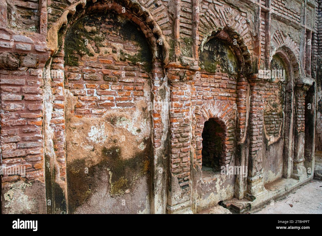 An ancient mosque called `Mia Bari Mosque' at Bhandaria Upazila in Pirojpur district of ...